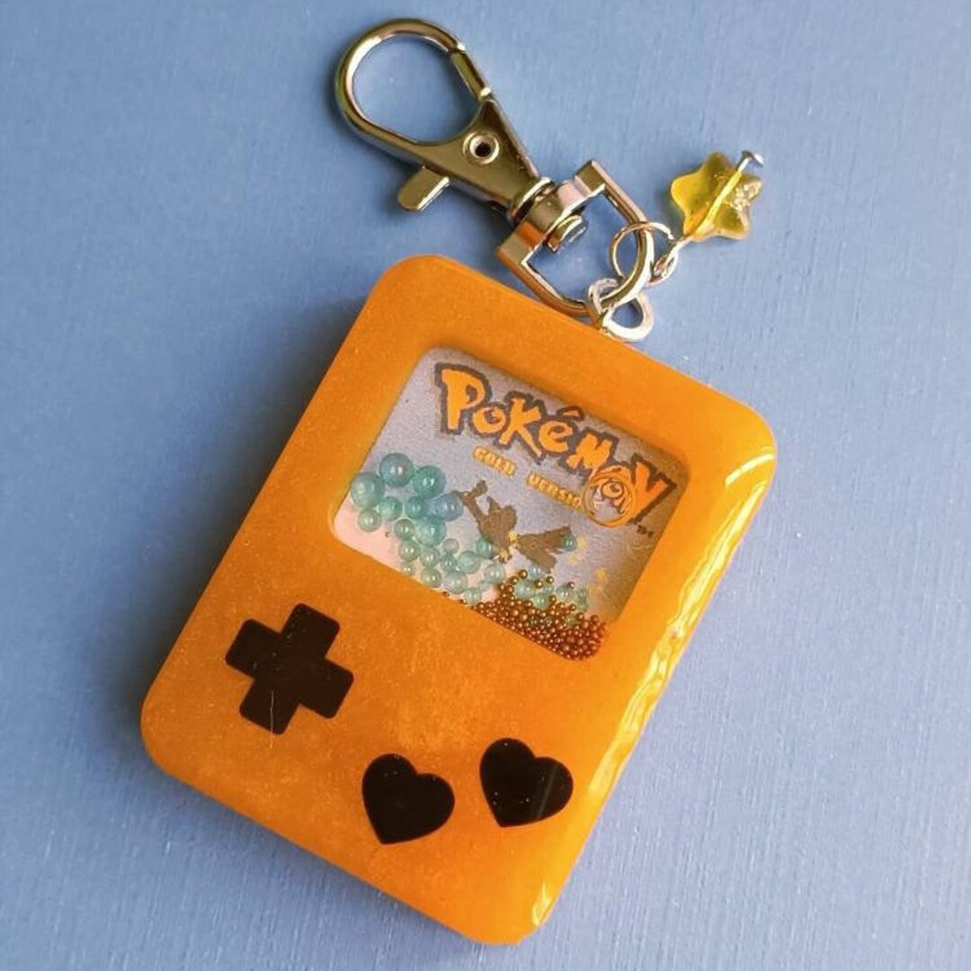 Game Boy Color Shaker Keychain - Etsy