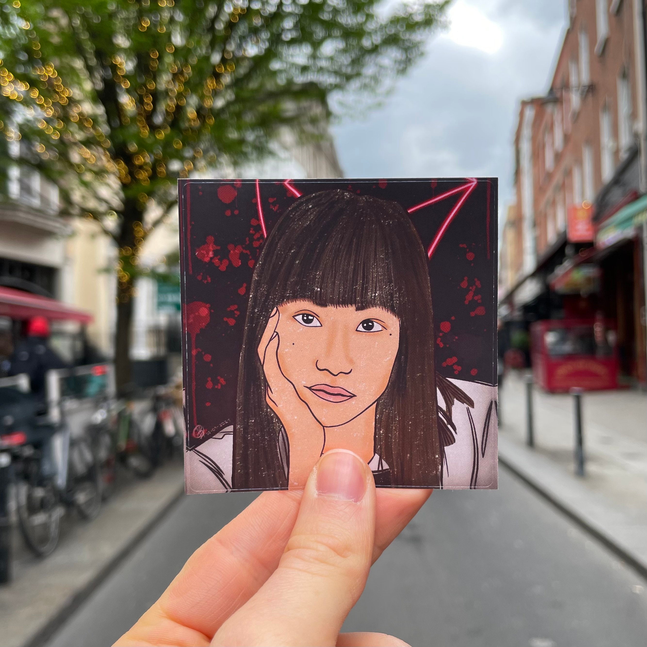 Sticker 8x8cm Girl From Nowhere nanno Thai Netflix Series - Etsy
