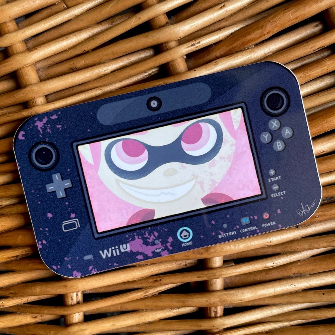 Die Cut Sticker 2.5cm Wii U black Splatoon Splatfest Gamepad - Etsy