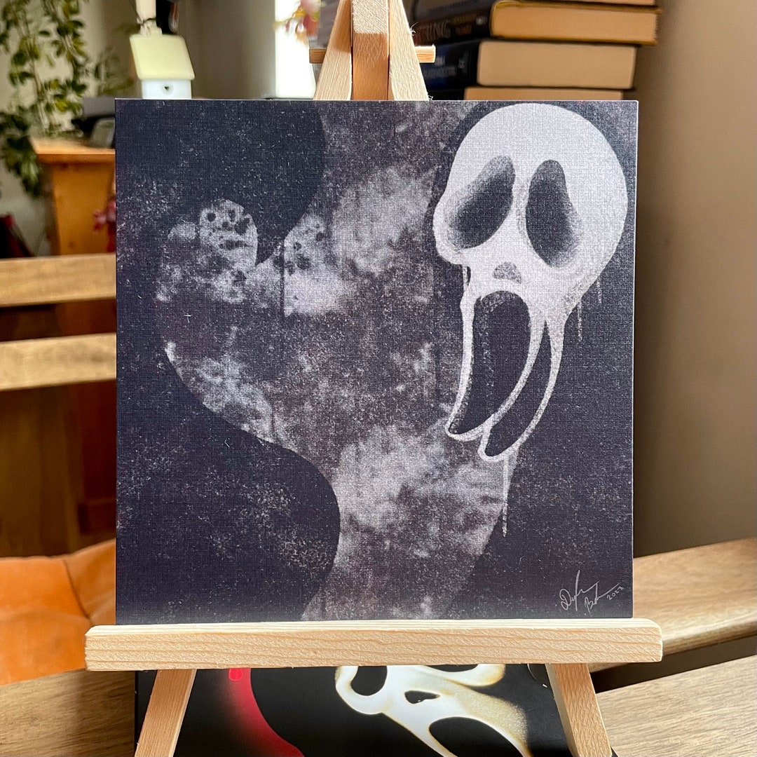 Print 15x15cm Spooky Slasher Ghost Designed for Horror - Etsy
