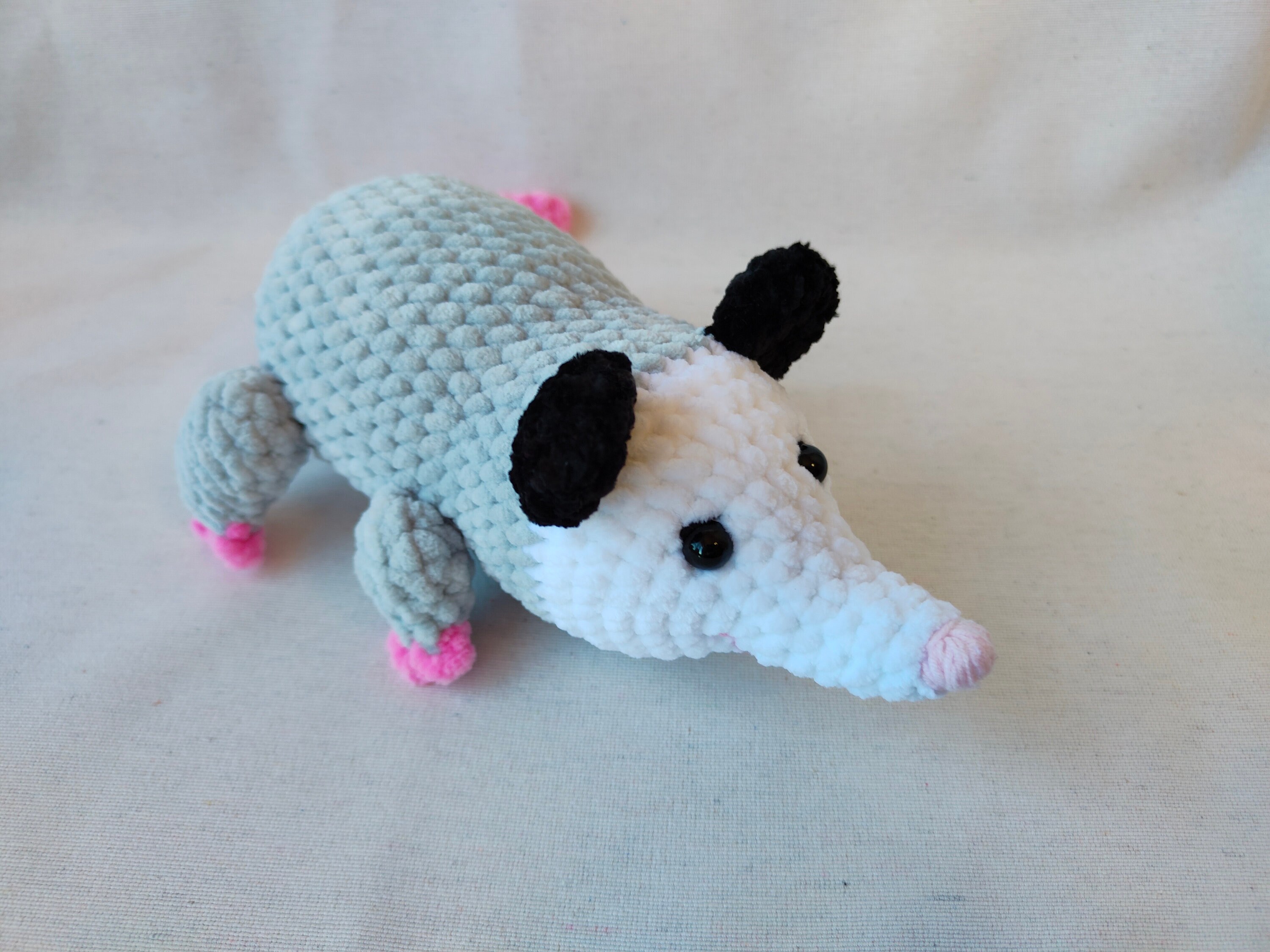 Crochet Opossum Plush Pattern Pdf Crochet Possum Plushie - Etsy