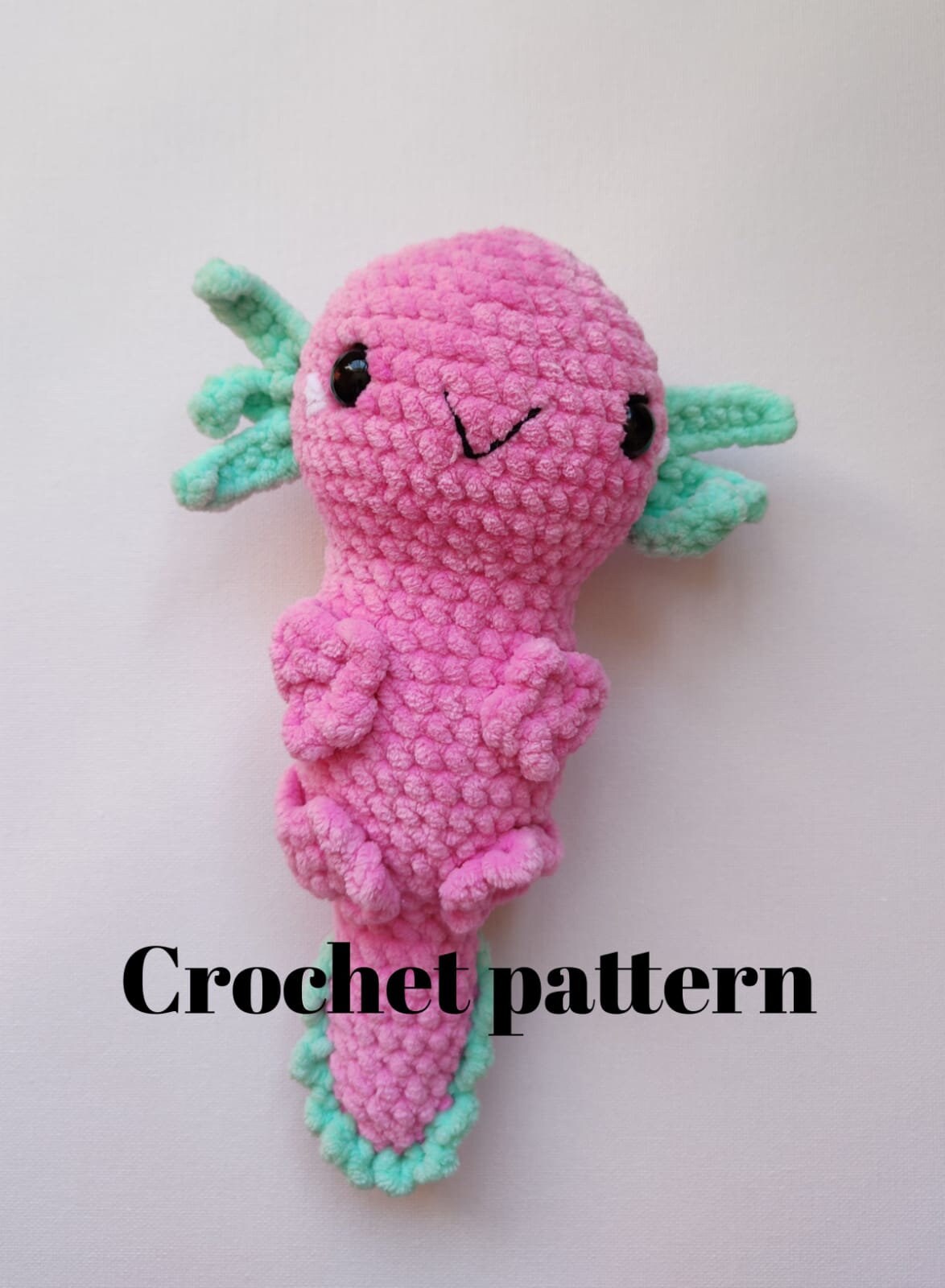 Crochet Axolotl Plush Pattern Axolotl Plushies Baby Axolotl - Etsy