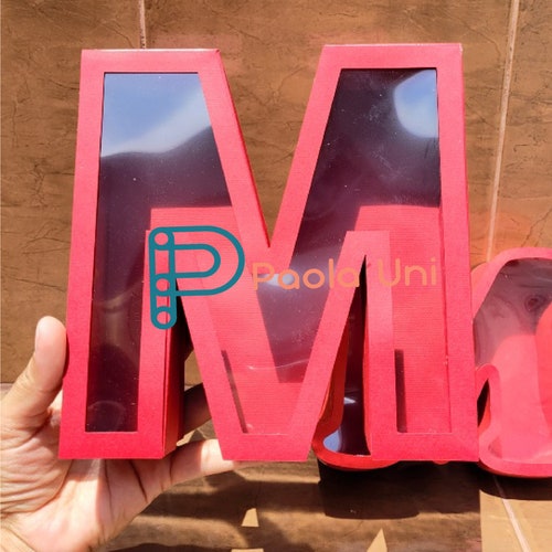 3D Letter A to Z layers Included Digital Cut SVG and Studio - Etsy