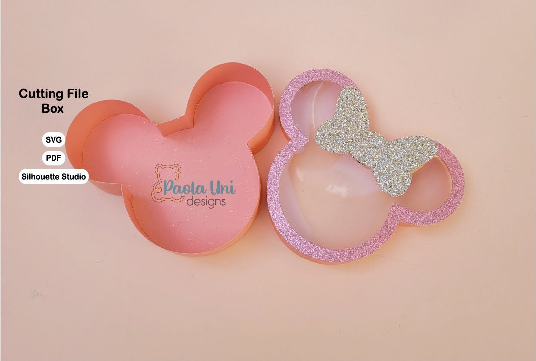 Digital Caja Minnie Mouse Svg Cricut Silhouette Studio Etsy Uk