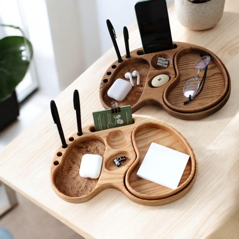 Organizer With a Phone Stand, Multi Storage Container for Office, Home ...