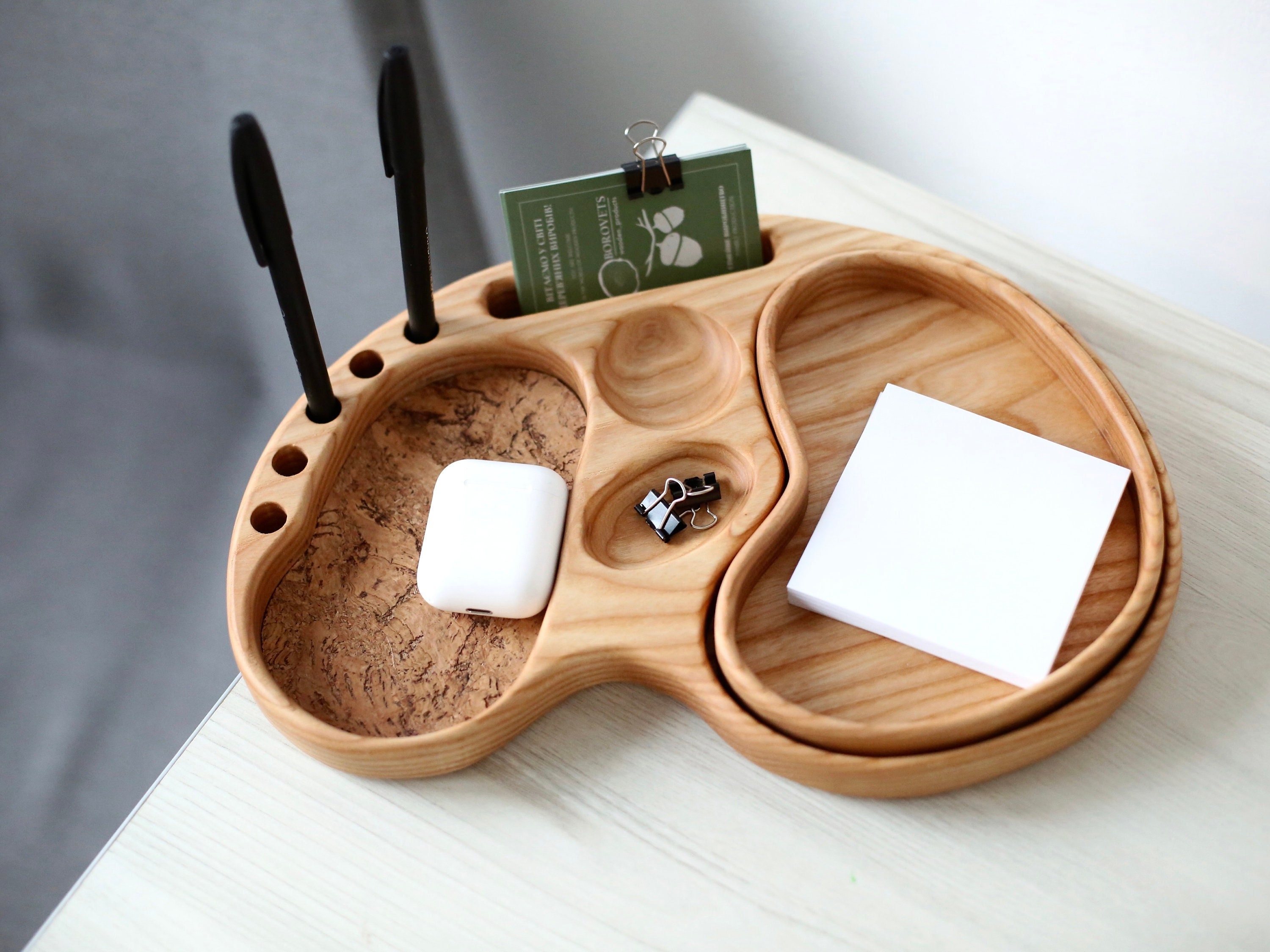 Organizer With a Phone Stand, Multi Storage Container for Office, Home ...