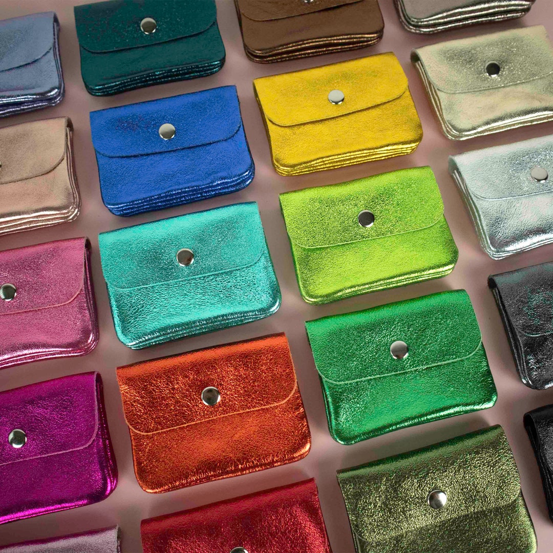 Italian Leather Coin Purse: Small Handmade Wallet - Etsy