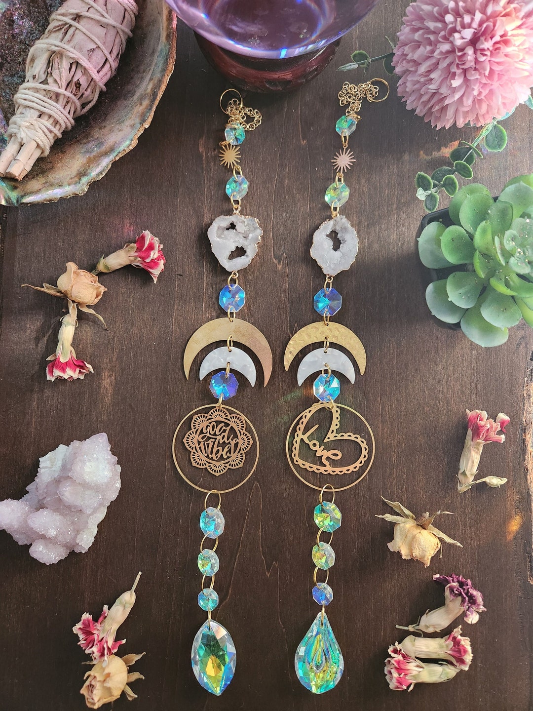 Good Vibes Suncatcher | Positive Vibes Suncatcher | Positivity ...