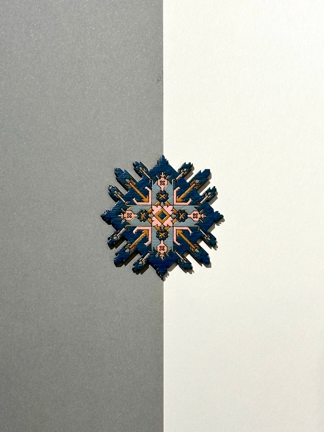 Handmade Wooden Boho Style Pin-brooch Gift for Her - Etsy