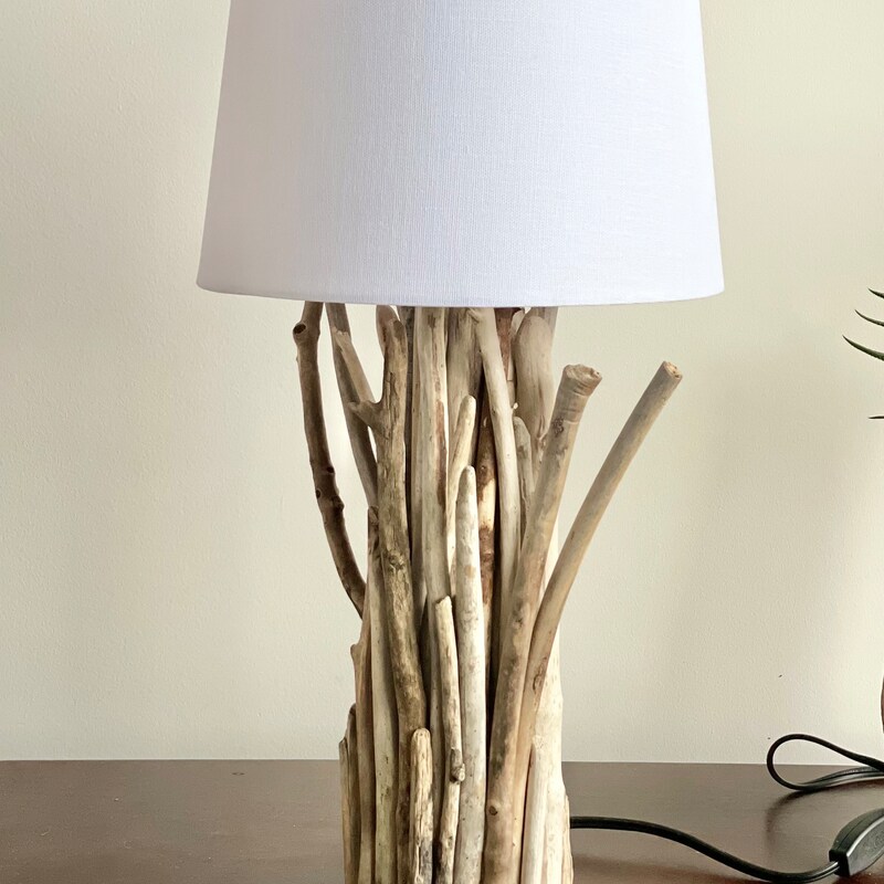 Rustic Wood Lamp - Etsy