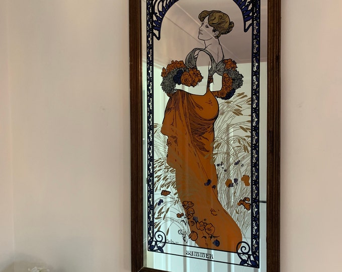 Alphonse Mucha Mirror Summer - Etsy