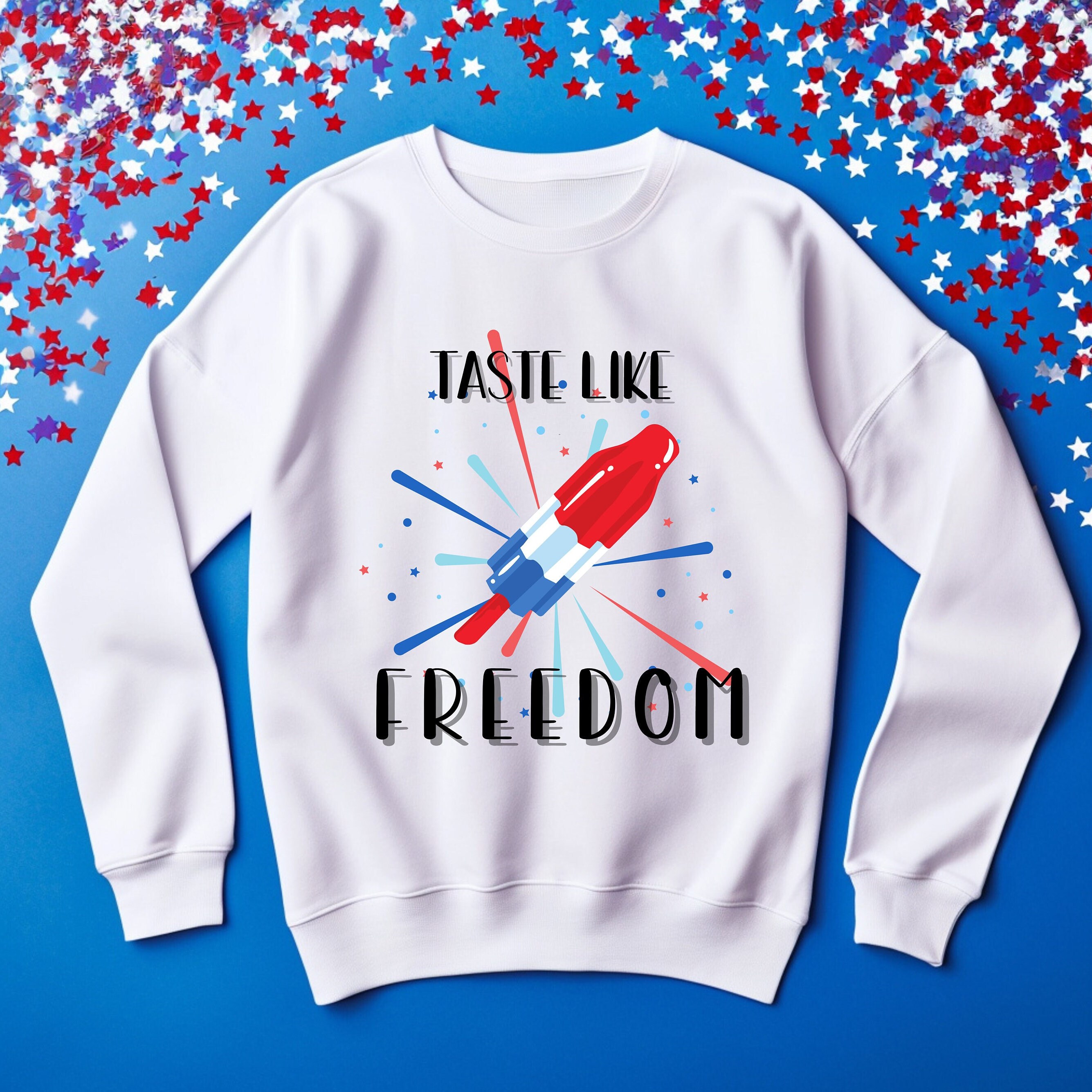 Taste Like Freedom 4th of July Popsicle PNG Digital Download - Etsy