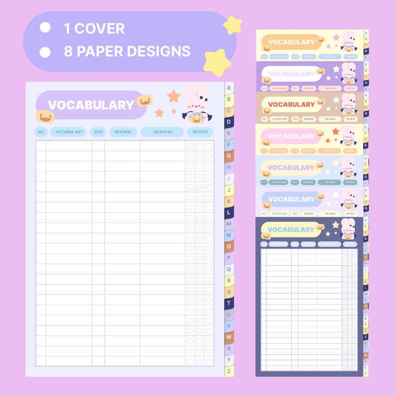 Vocabulary List, Language Learning, Study Note, Vocabulary Practice ...