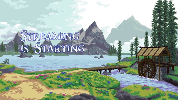 Scene Skyrim Start and End of Stream - Etsy