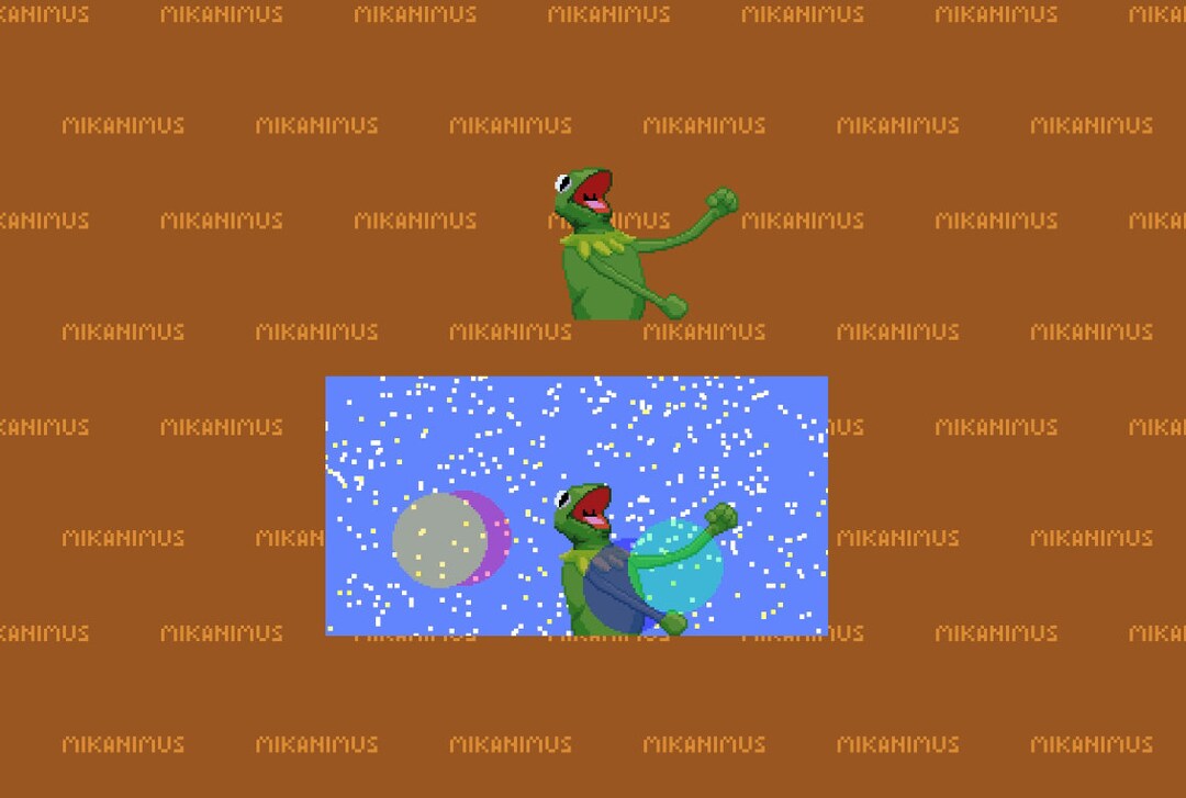 Pixel Art Animated Twitch Alert “kermit” - Etsy