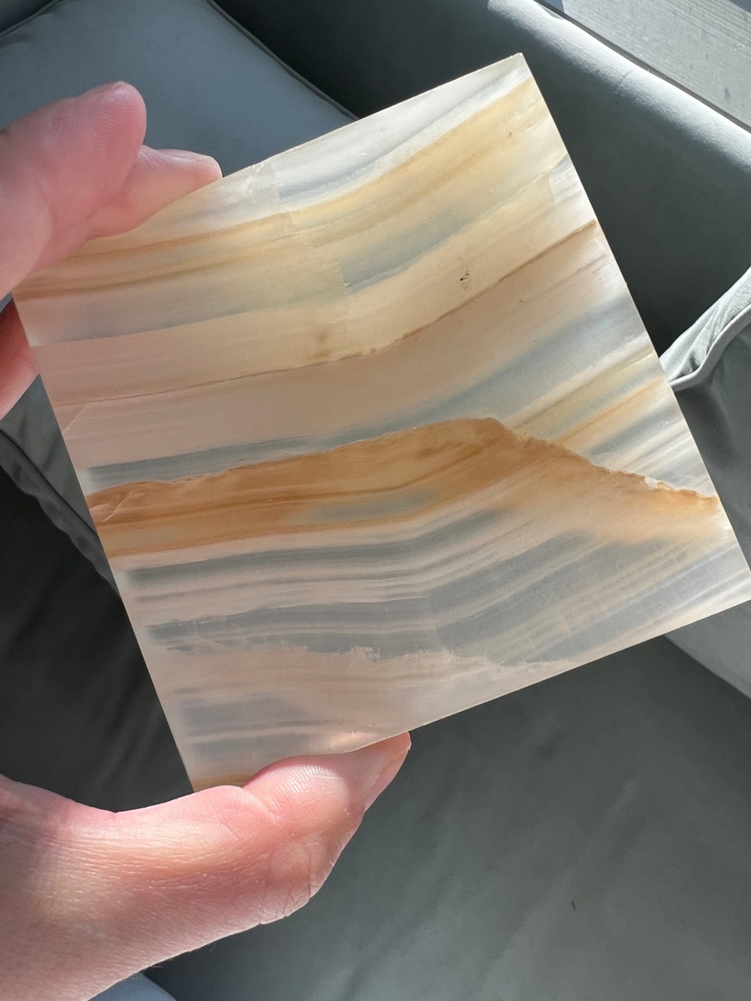 Banded Onyx Square Coasters - Etsy