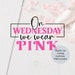 On Wednesday We Wear Pink Svg and Png | Ballet Svg | Dance Svg | Pink ...