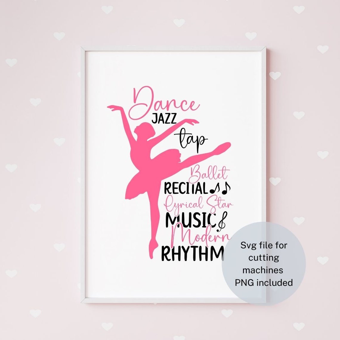 Dance Styles and Sayings SVG PNG | | Digital Cut File | Ballet Quotes ...