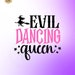 Evil Dancing Queen, Svg, Png, Dxf, Eps, Halloween Svg, Ballet Svg ...
