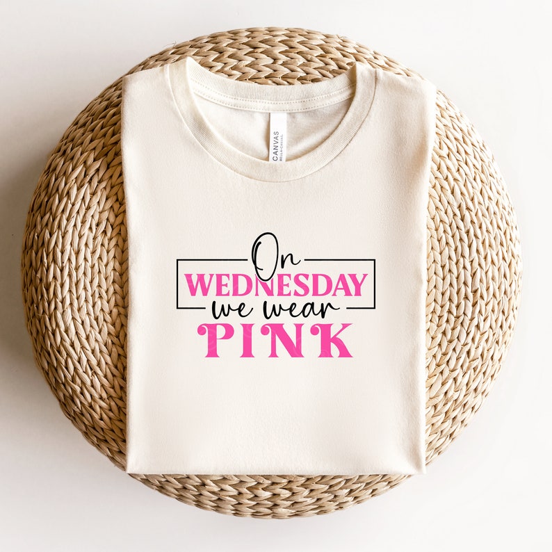 On Wednesday We Wear Pink Svg and Png | Ballet Svg | Dance Svg | Pink ...