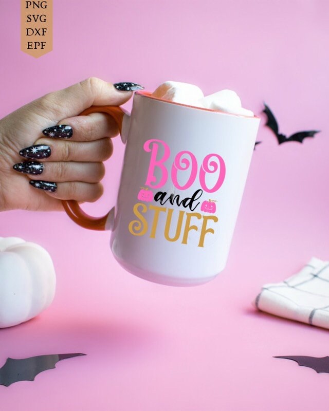 Boo and Stuff, Svg, Png, Dxf, Eps, Halloween Svg, Ballet Svg, Dance T ...