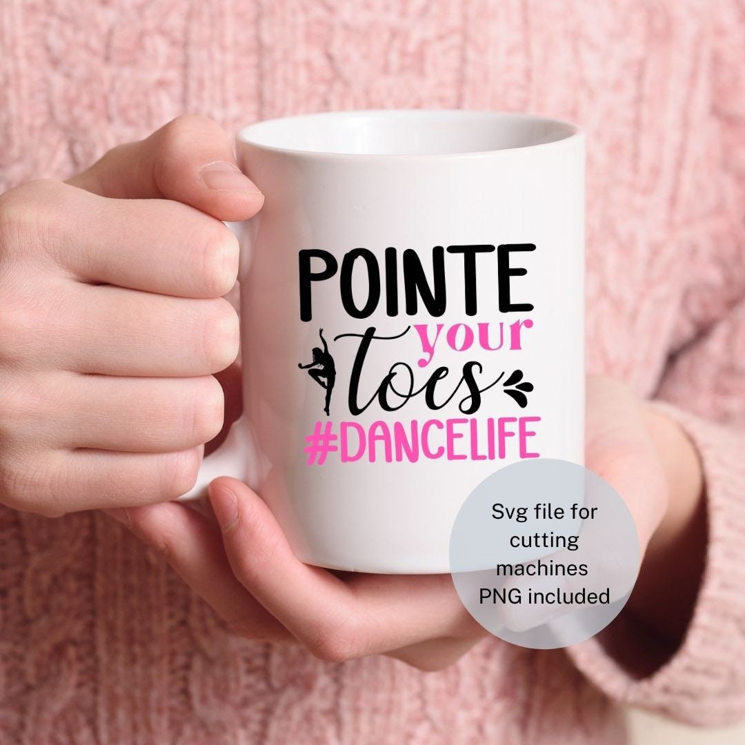 Point Your Toes Svg & Png | Digital Download | Digital Cut File | Dance ...