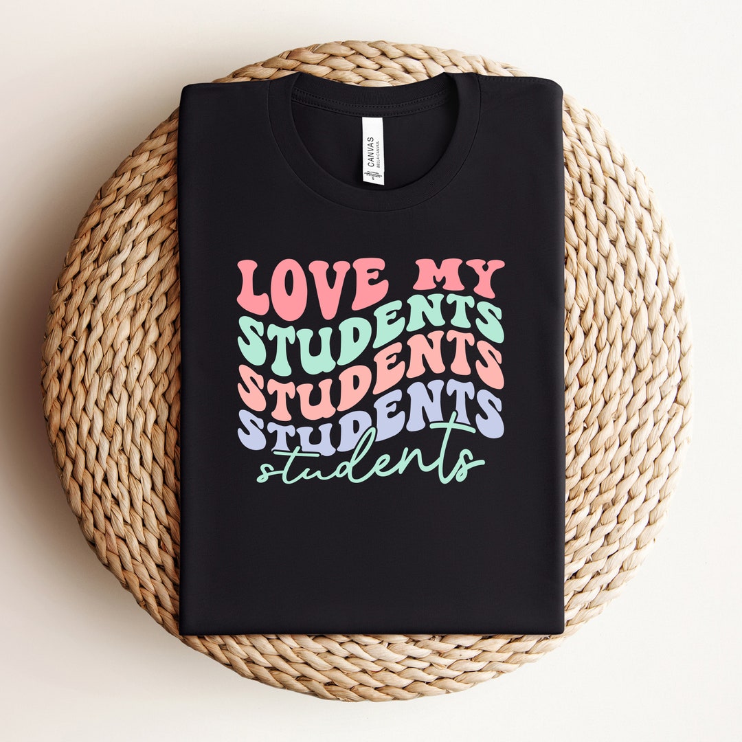 Love My Students SVG PNG - Etsy