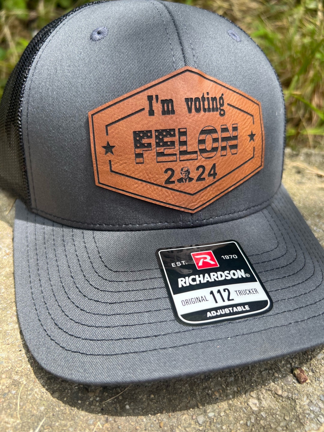 I'm Voting Felon 2024 MAGA Only Felons Trump Hat Donald Trump President ...