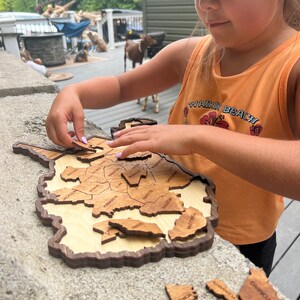 West Virginia Puzzle || Wooden Puzzle || Almost Heaven || West Virginia ...