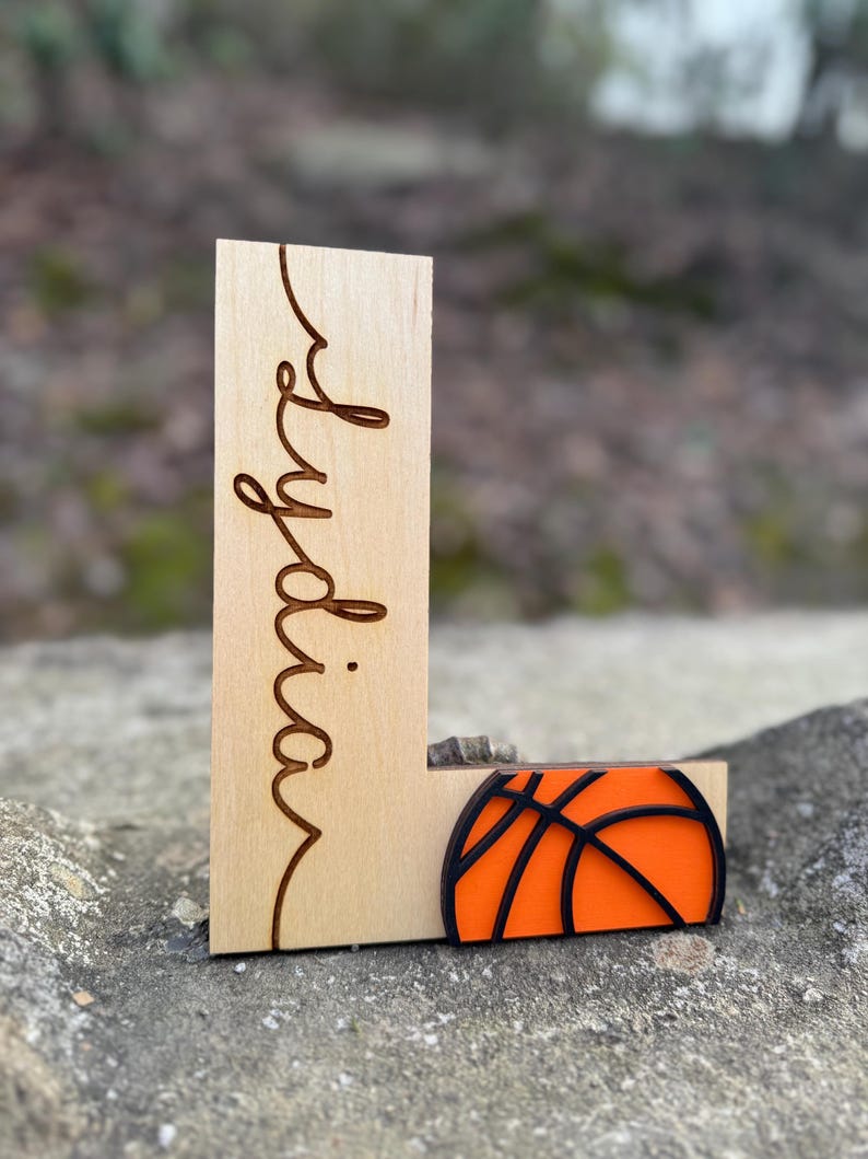 Basketball Letter Plaque || Sport Letter Award || Senior Gift || Sport ...