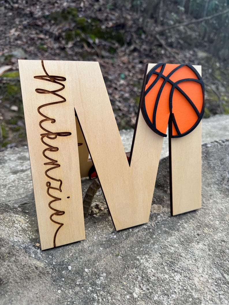 Basketball Letter Plaque || Sport Letter Award || Senior Gift || Sport ...