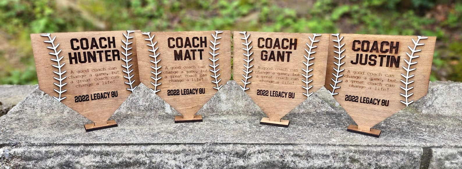 Baseball Coach Gift 3D Engraved Baseball Award Best - Etsy