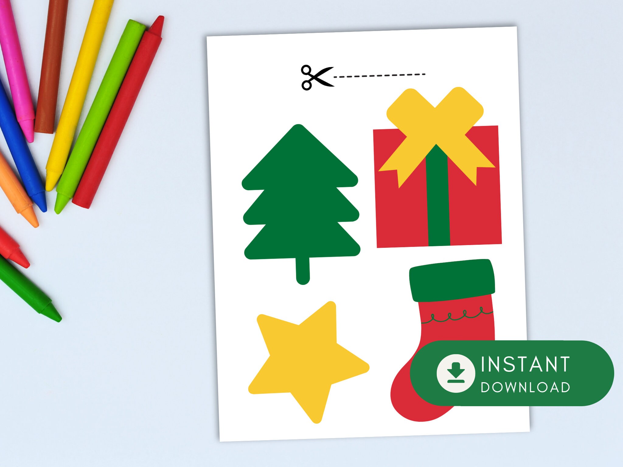 Printable Kids Christmas Activity Pack: Dear Santa Letter, Santa ...