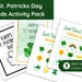 St. Patrick's Day Activity Pack for Toddlers: Treasure Hunt, Coloring ...