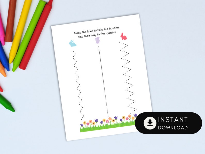 Printable Easter Activity Non-candy Gift for Kids: Easter Preschool ...