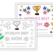 Best Mom Mother's Day Certificate Coloring Activity Sheet for Kids to ...