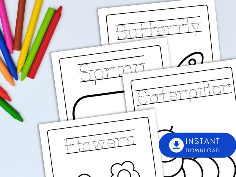 Printable Spring Activity Pack for Toddlers: Calendar, Spring Activity ...