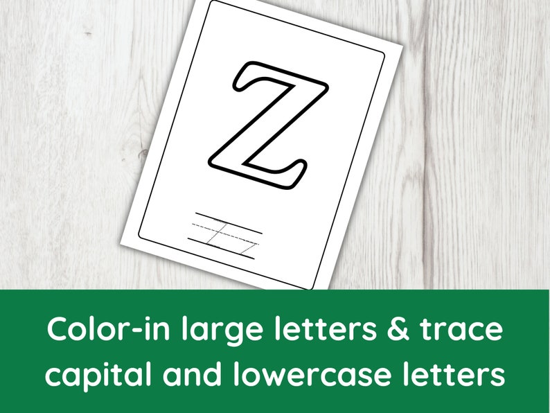Preschool Letters of the Week A to Z Alphabet Worksheets - Etsy