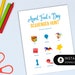 April Fool's Day Scavenger Hunt for Kids: Printable Treasure Hunt Game ...