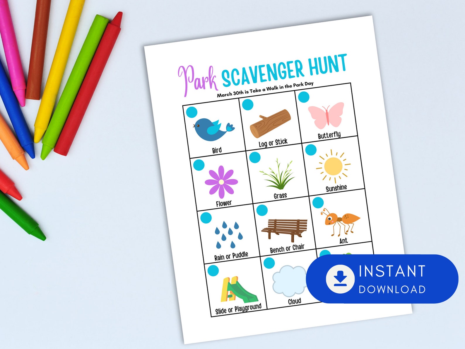 Printable Spring Activity Pack for Toddlers: Calendar, Spring Activity ...