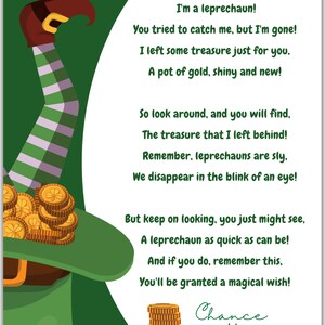 Printable Leprechaun Trap Letter to Kids, Leprechaun Trap Letter, St ...