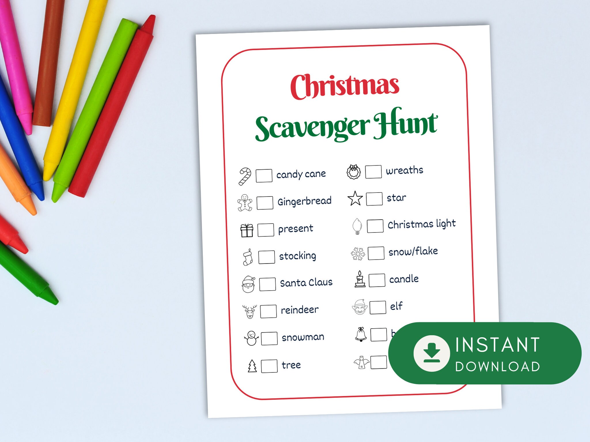 Printable Kids Christmas Activity Pack: Dear Santa Letter, Santa ...