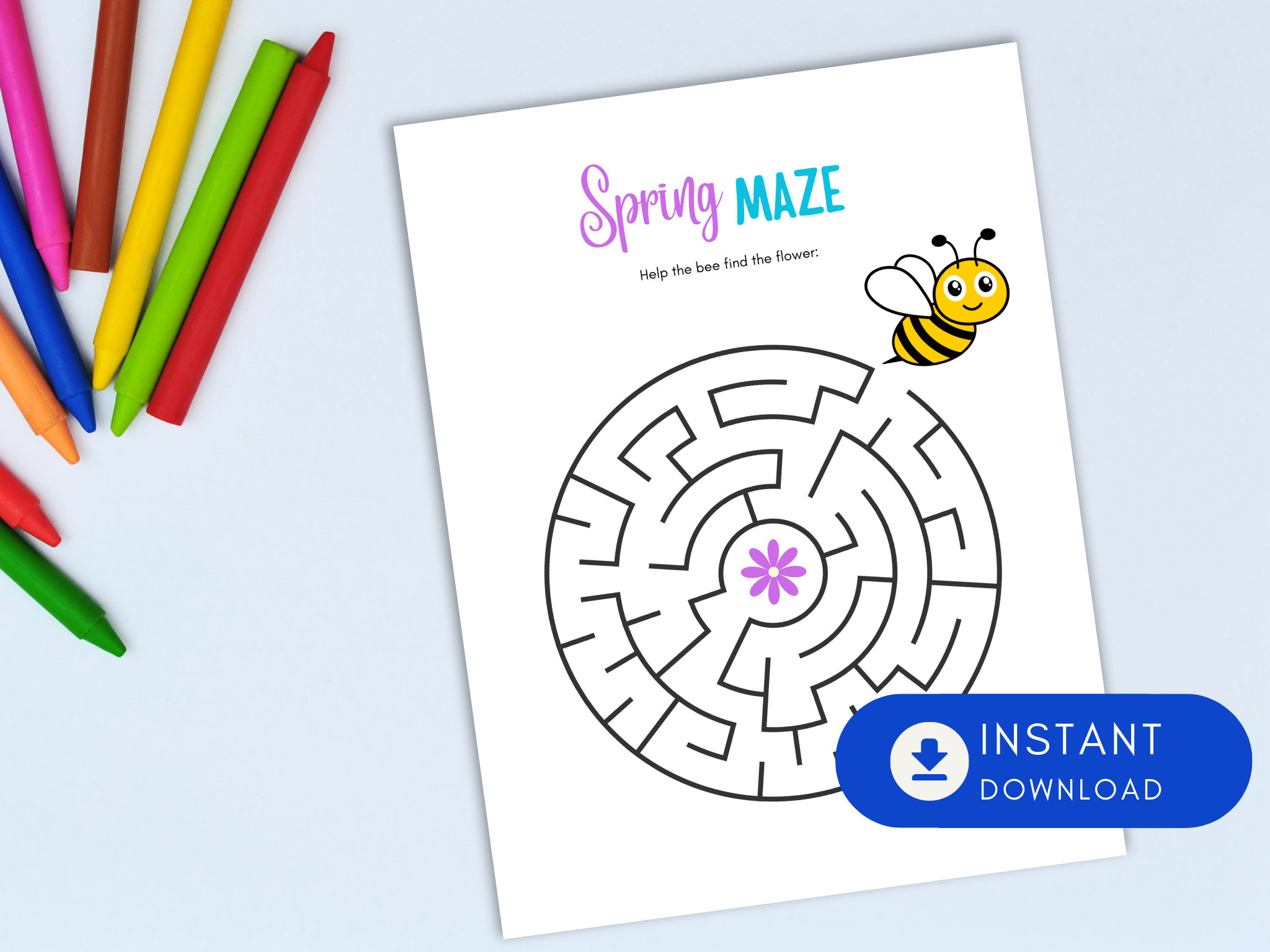 Printable Spring Activity Pack for Toddlers: Calendar, Spring Activity ...