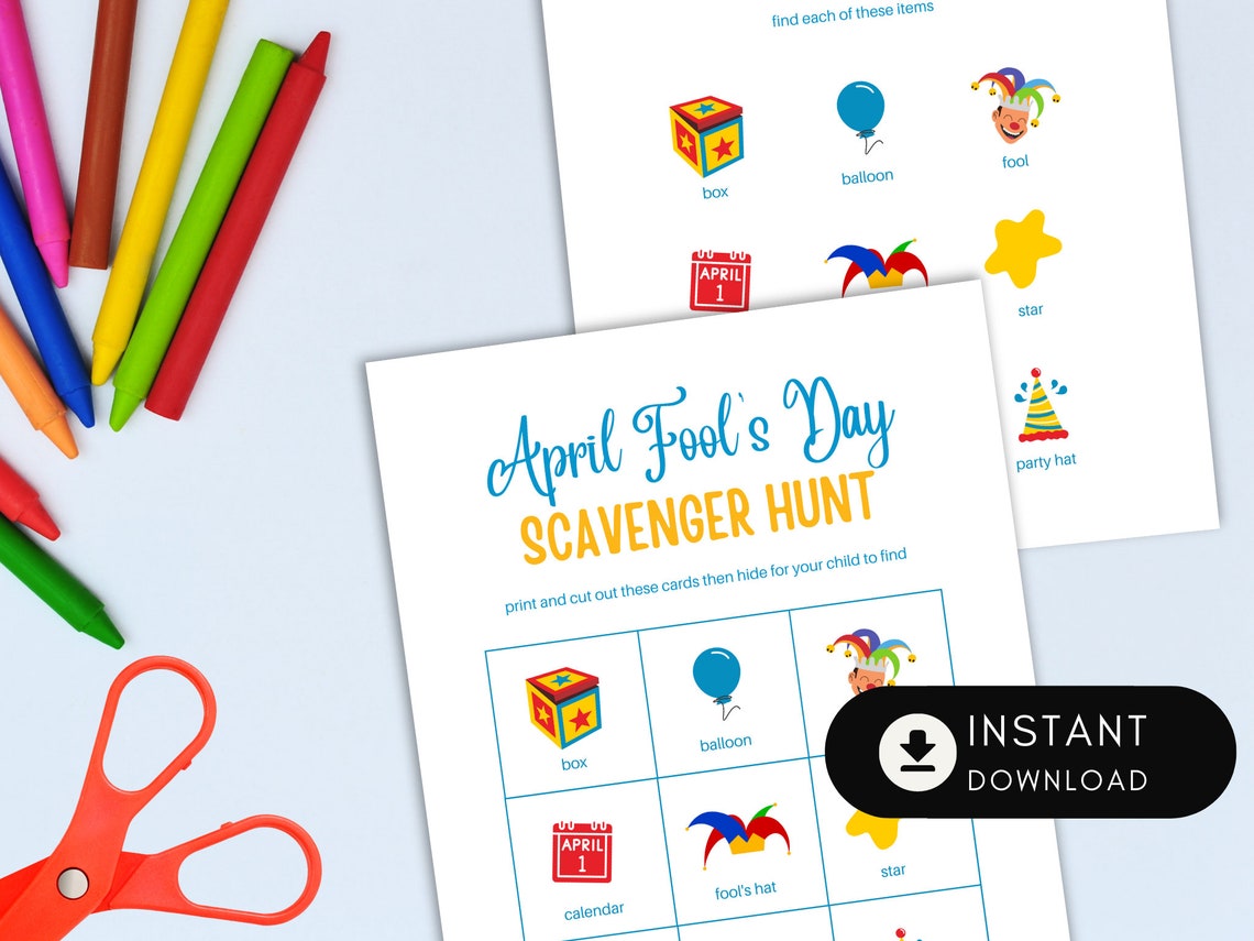 Printable April Fool's Activity Pack for Toddlers: April Fools Day ...
