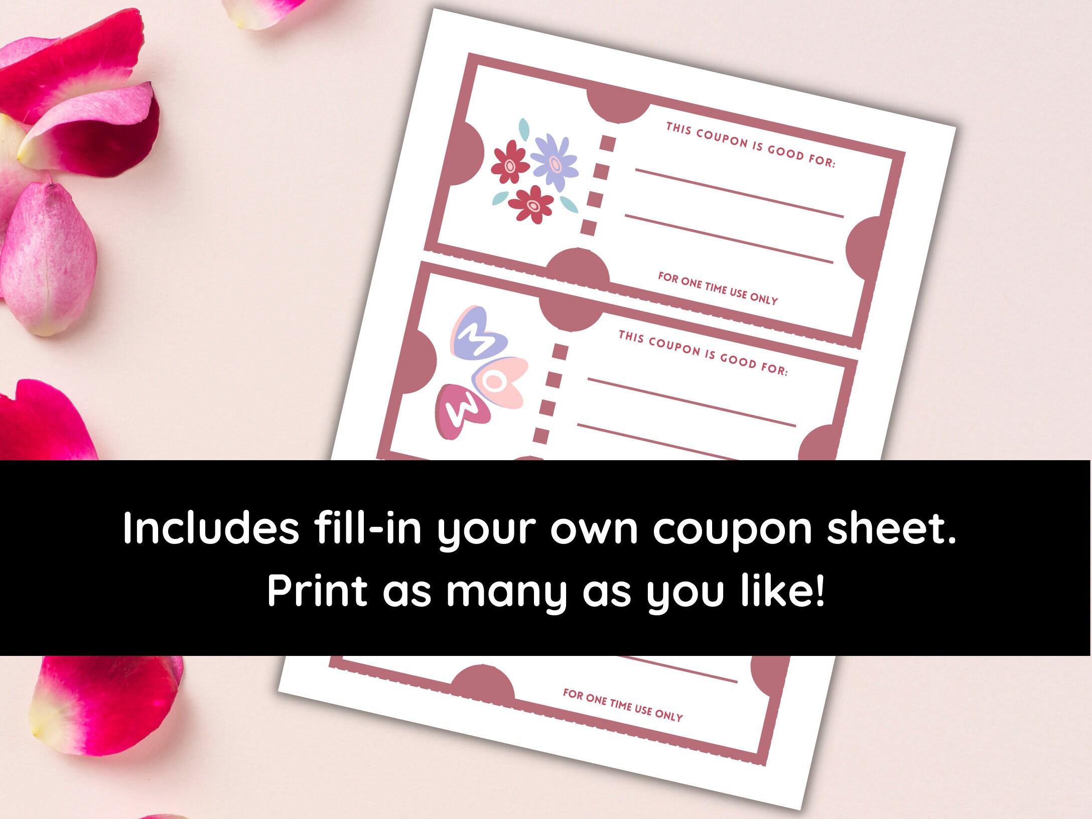 Printable Coupon Book Gift to Mom From Kid s Printable Download ...
