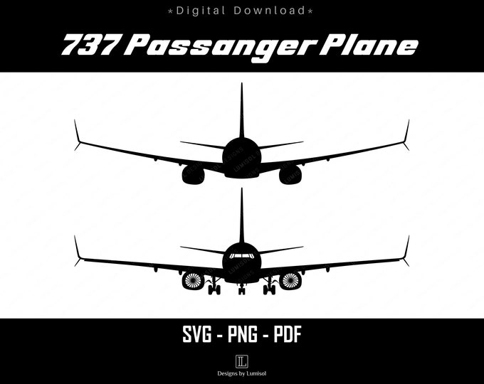 Boeing 747 SVG Vector Files Jumbo Jet Airliner Png Transparent ...