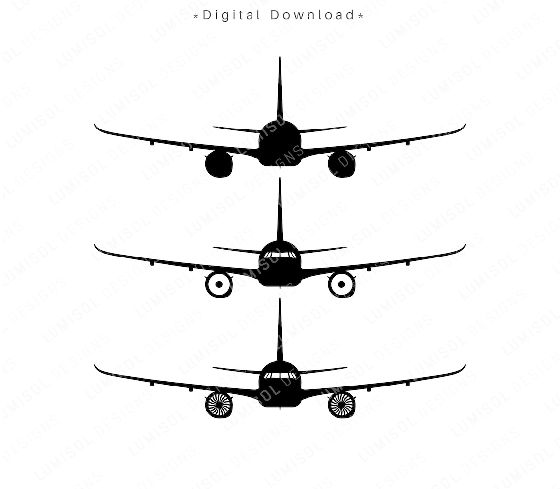 Airplane SVG Airbus A320 Neo Vector Files Passenger - Etsy Canada