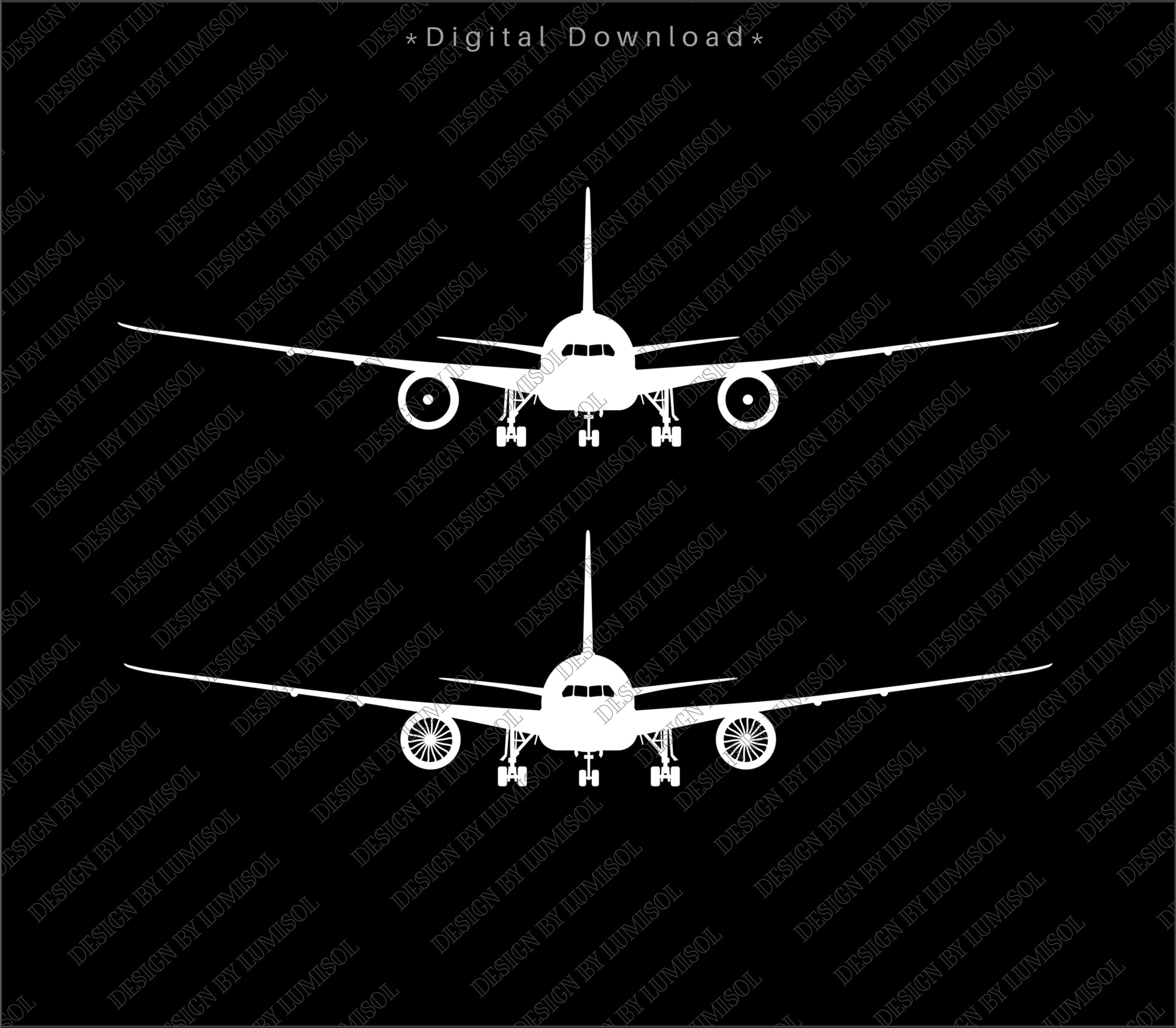 Boeing 787 SVG Vector Files | Passenger Airliner Png Transparent ...