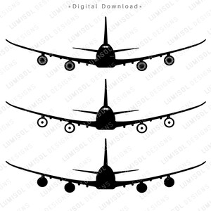 Boeing 747 Jumbo Jet SVG: Aviation Clipart (digital Download) - Etsy