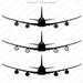 Boeing 747 SVG Vector Files | Jumbo Jet Airliner Png Transparent ...